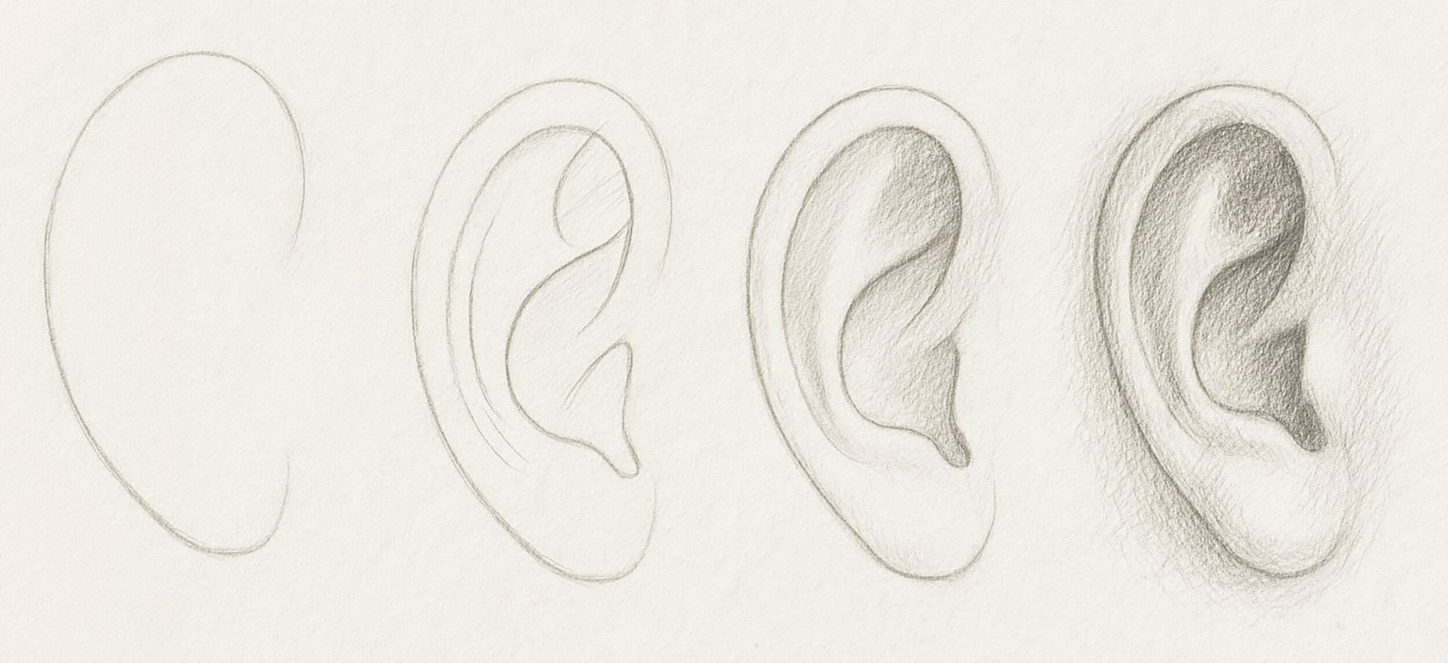Menschliche Ohren zeichnen – Anleitung & Tipps für deine Skizzen